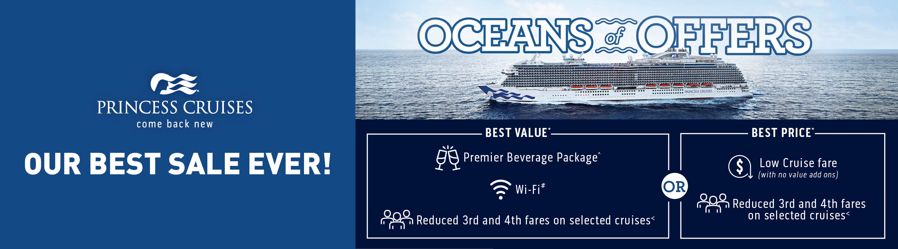 Princess Cruise Deals | Princess Cruises offer cheap cruises to New ...