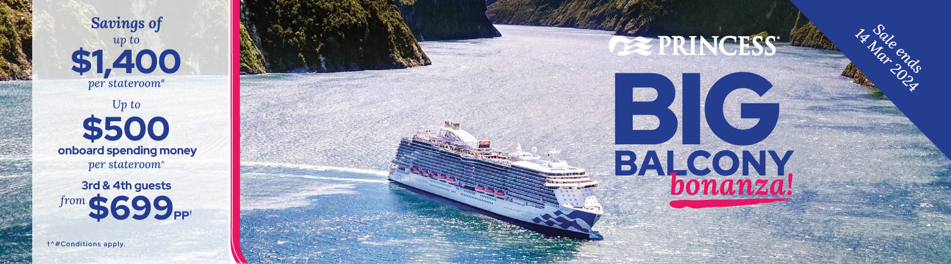 Princess Cruise Deals | Princess Cruises offer cheap cruises to New ...