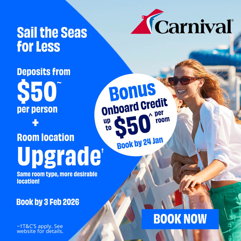 Carnival Encounter Brisbane Cruises: 2026-27 Itineraries & Deals ...